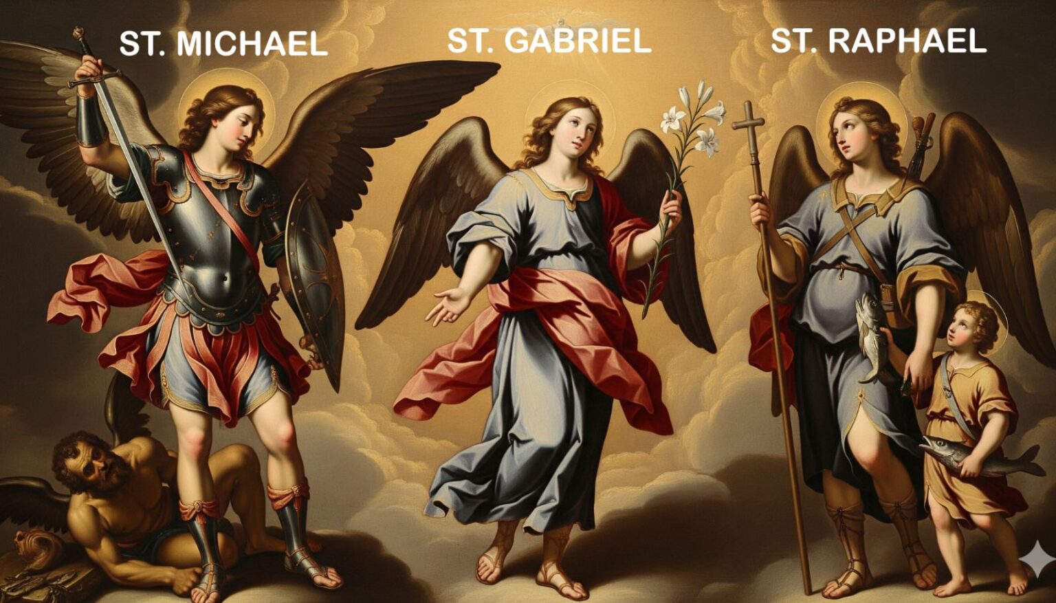 Feast of Saints Michael, Gabriel and Raphael, archangels, September 29 ...