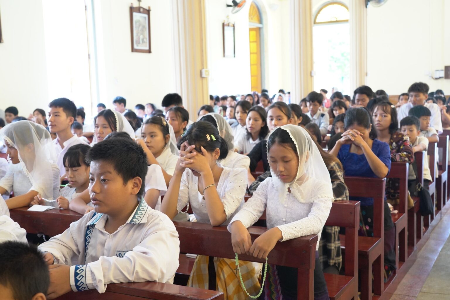 Myitkyina Parish Children Rally for Global Peace in Rosary Prayer ...