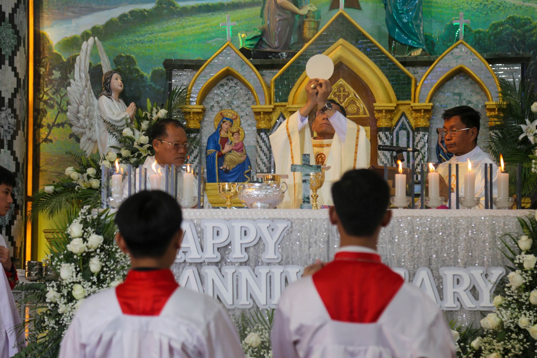 Modern Saint’s Statue Installed as Bishop Marks Anniversary in ...