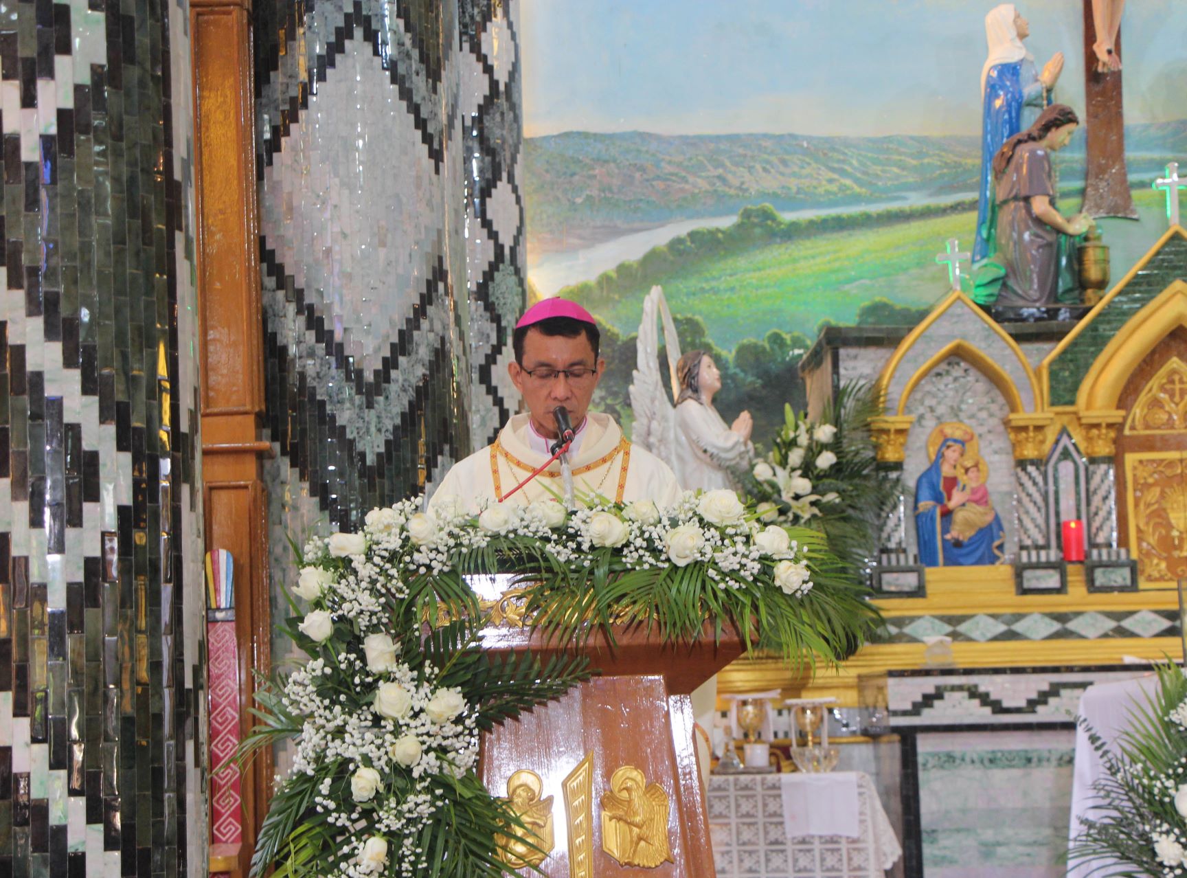 Modern Saint’s Statue Installed as Bishop Marks Anniversary in ...