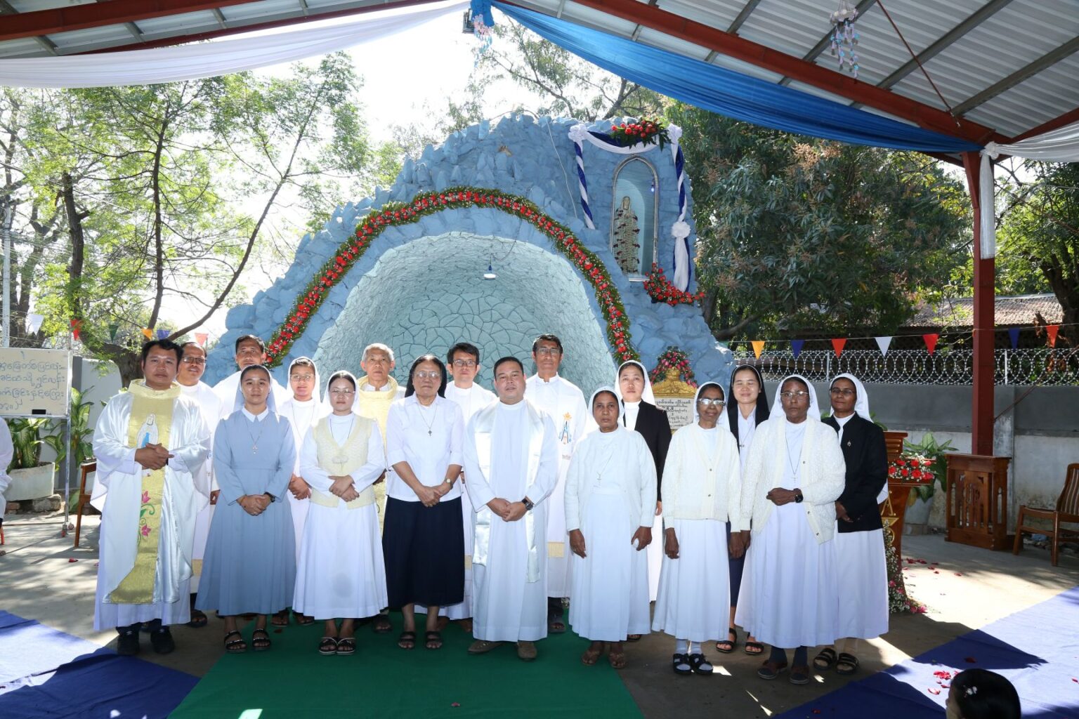 Yamethin Catholics Mark 27th Marian Feast Outdoors, Rebuilding After ...